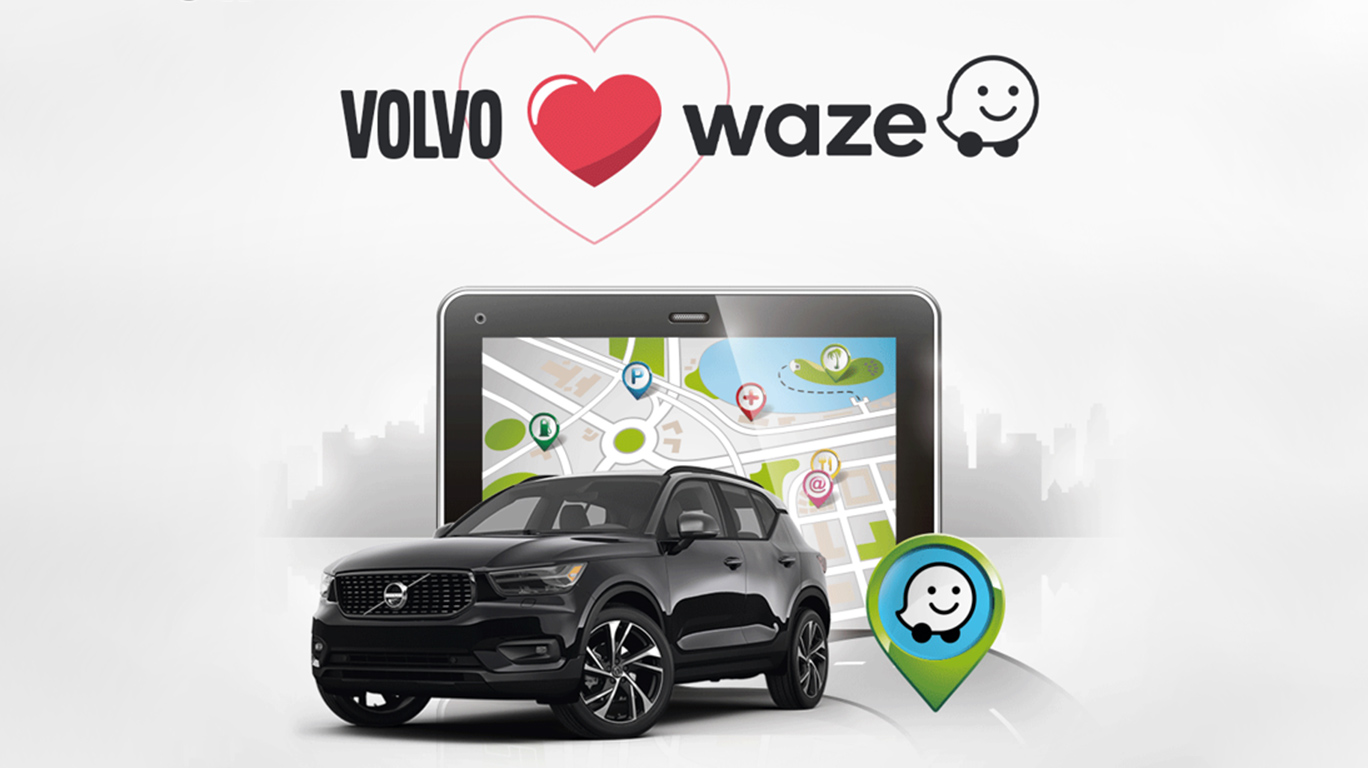 Mostantól elérhető a Waze a Volvo gépkocsikban - Volvo Galéria Budapest